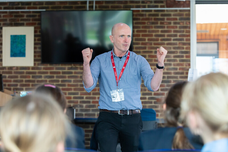 Adam Baron Visits Cranleigh Prep — Awesome Book Awards